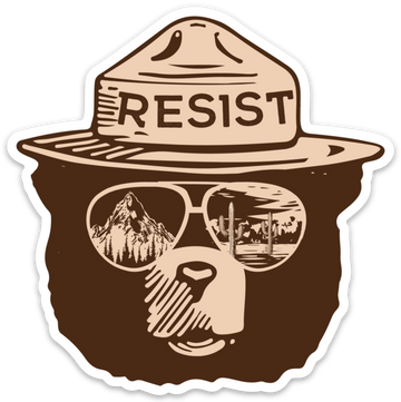 Resist Bear Sticker – OurParks